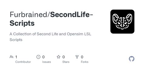 Github Furbrained Secondlife Scripts A Collection Of Second Life And Opensim Lsl Scripts