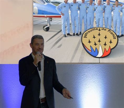 Avec William Leroy Ancien Pilote De La Patrouille De France Que Nous