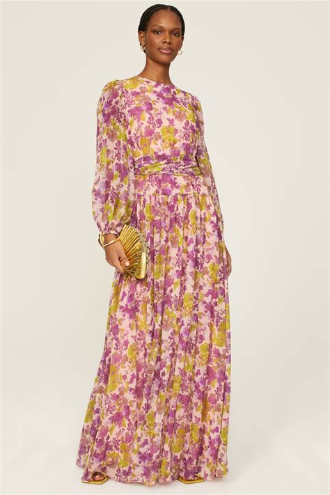 Long Sleeve Floral Maxi By Ldt Rent The Runway