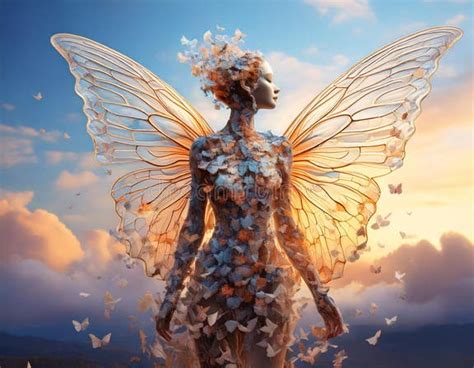 A Shifting Human Form Stock Illustration Illustration Of Monument