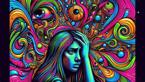 Surreal Art Alienation Concept Illustration With Woman Face Having