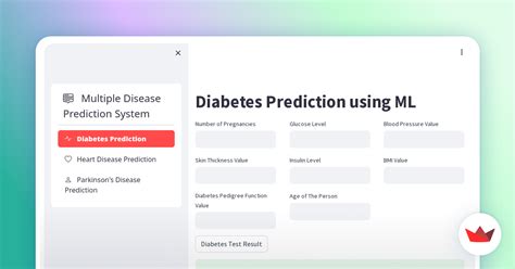 multiple disease prediction system · streamlit