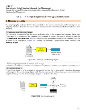 CNS UNIT R Notes Cns Unit UNIT V Network Security I Security At Application Layer