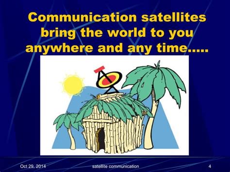 Satellite Communications Ppt Ppt Computer Networking Computing