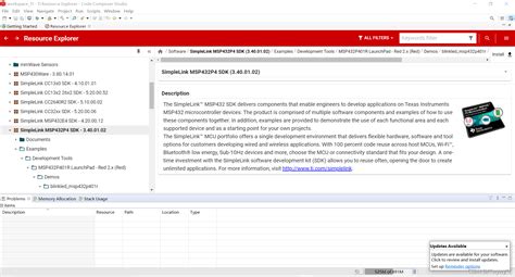 msp432p401r学习：ccs环境配置 ccs resource explorer csdn博客