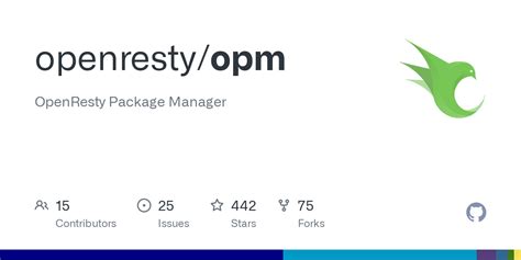 GitHub Openresty Opm OpenResty Package Manager