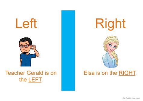 Left And Right Top To Bottom Pres English Esl Powerpoints
