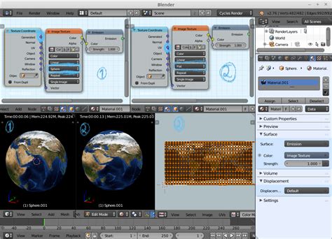 Cycles Generated Texture Coordinates Vs Unwrapped Texture Coordinates