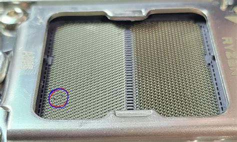 Bent Am5 Socket Pins On My Mobo I Re Aligned Them Slowly Using Tweezer