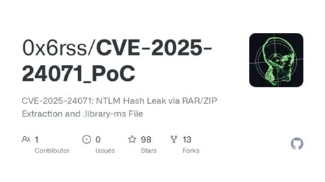 CVE 2025 24071 PoC A Tool For Demonstrating NTLM Hash