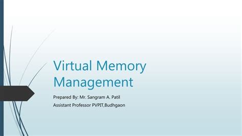 virtual memory | PPT