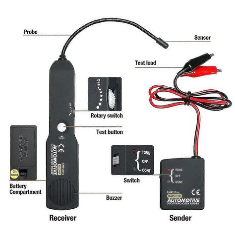 Automotive Wire Short Open Finder Circuit Detector Power Cable Tester Tracer Em415pro Scanner Automotive Wire Short Open Finder Circuit Detector Power Cable Tester Tracer Em415pro Scanner