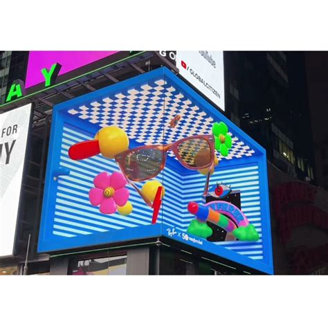 Outdoor HD Advertising Customized Naked Eye D LED Video Wall Screen Display China Outdoor LED