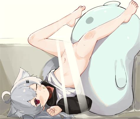 Fenrir Fenriluuu Rir Chan Original Light Blue Hair Bad Id Bad Pixiv Id Highres Girl