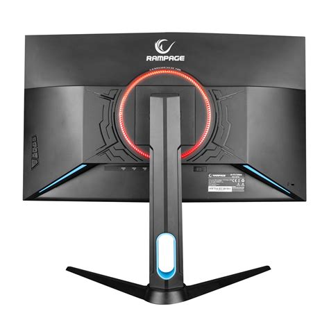 Rampage Rm X Titan Inch Led Hz Hdr Freesync Technology Va Panel Pc Curved Gaming