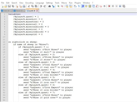 code you a minecraft plugin with skript by fastfuz665 fiverr