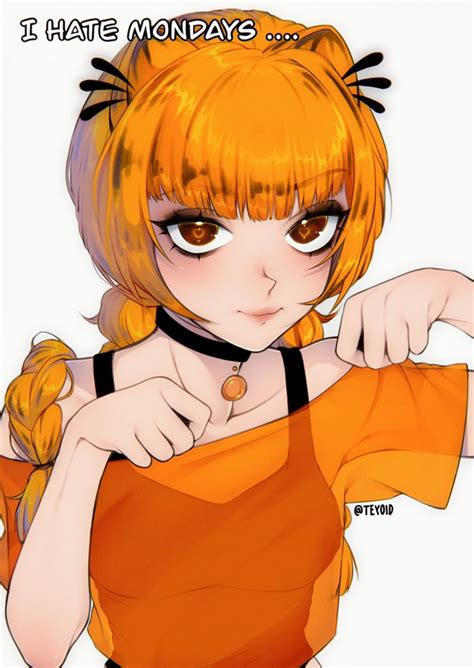 Garfield Garfield Drawn By Teyoid Danbooru