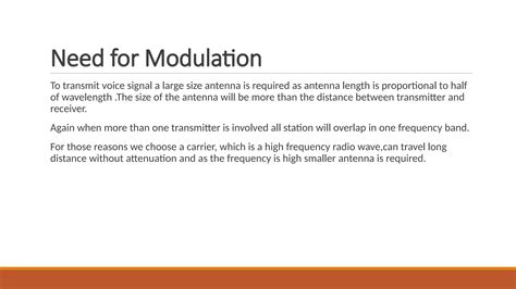 Modulation In Communication Systems 1pptx