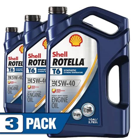 Shell Rotella Shell Rotella T6 Full Synthetic Sae 5w 40 Diesel Motor