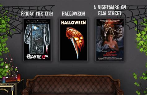 Mod The Sims Classic Horror Movie Posters Vol 1