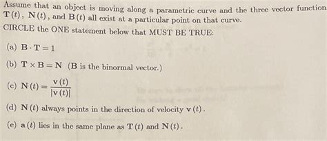 Answered Assume That An Object Is Moving Along A… Bartleby