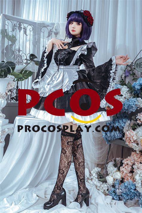 My Dress Up Darling Kitagawa Marin Black Lobelia Maid Outfit Cosplay La Mejor Tienda De