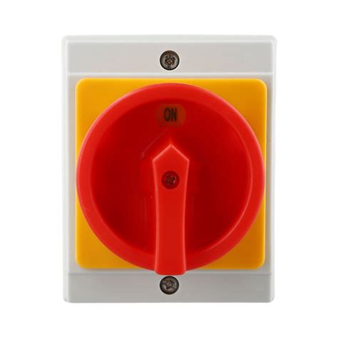 Main Switch Circuit Breaker 16a 3 Pin Rotary Switch Off Switch Ip65 Ukp