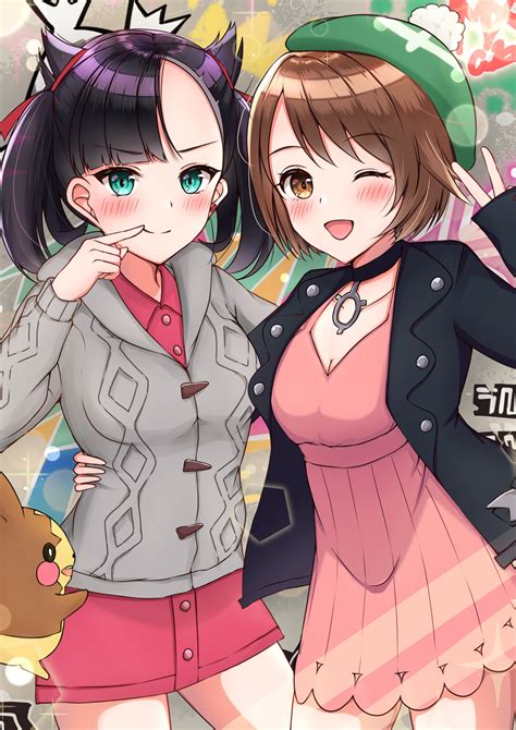 Marnie And Gloria Clothes Swap Pok Mon R Awwnime