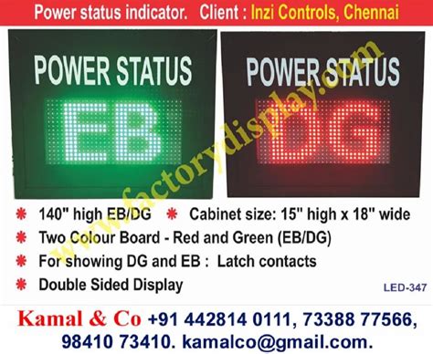 LED Digital Display Boards Inventory Location Board Manufacturer From Chennai