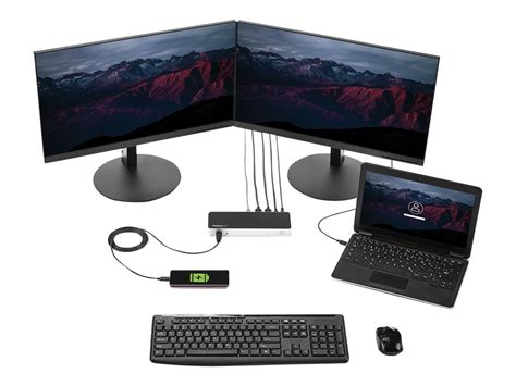 StarTech Com Dual Monitor USB C Docking Station W 60W Power Delivery Overview Specs Details