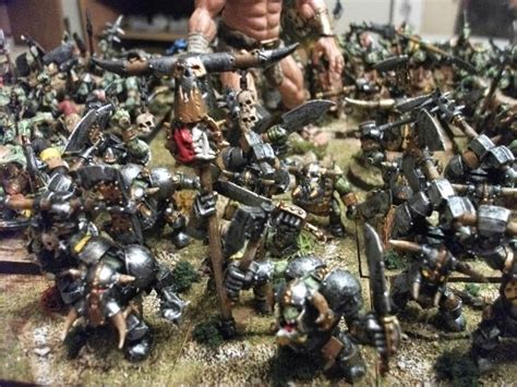 Mikeopolis 28mm Warmaster Orcs Are Ready