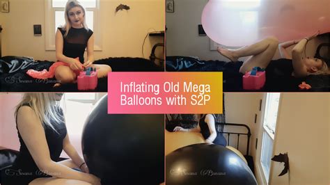 Susanna Bananas Sexy Fun Clips Inflating Old Mega Balloons With S2p