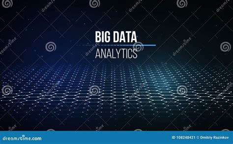 Big Data Visualization Background 3d Big Data Connection Background
