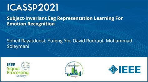 Subject Invariant Eeg Representation Learning For Emotion Recognition
