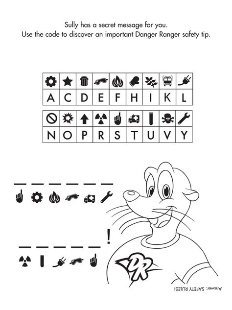 Decode This Danger Ranger S Secret Message Freeprintable Kidactivity