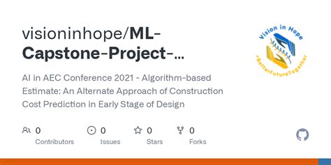 Github Visioninhope Ml Capstone Project Algorithm Based Estimate Construction Ai In Aec