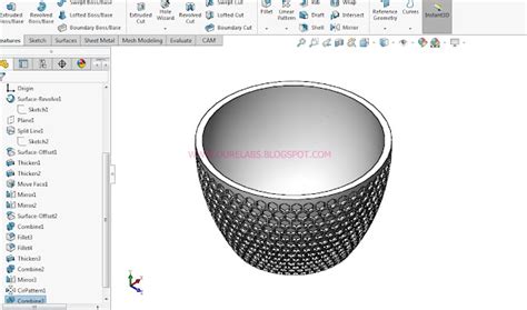 Solidworks Complex Part Modeling 1 Hexagonal Decorative Pot ~ Ourengineeringlabs
