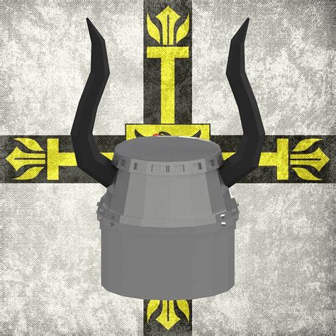 Set Of Teutonic Helmets Free 3d Model On