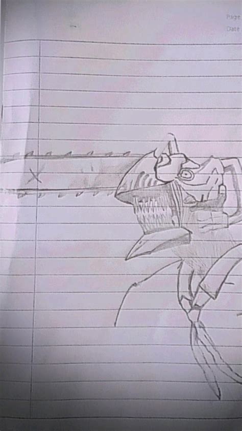 Chainsaw Man Drawing