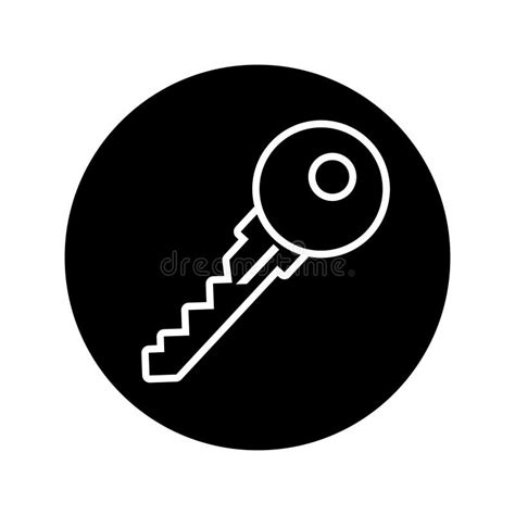 Key Icon Vector Lock Iluustartion Sign Closed Symbol Or Logo Stock