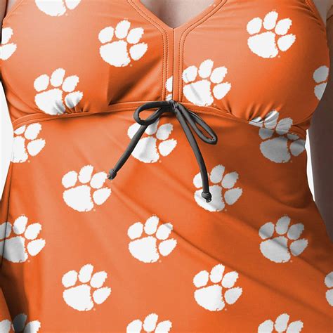 Clemson Tigers Womens Mini Logo Tankini Foco