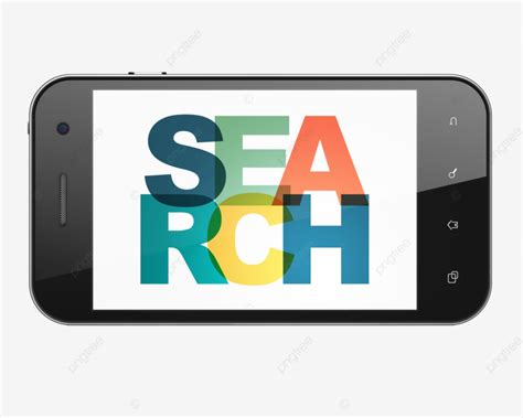 Title Visualizing Web Development Mobile Search Displayed On Webdesign