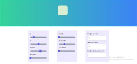 Github Apshada React Spring Player Play With React Spring With In Built Slider And Code Editor