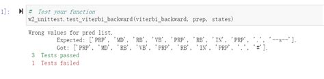 Problem About UNQ C7 NLP With Probabilistic Models DeepLearning AI