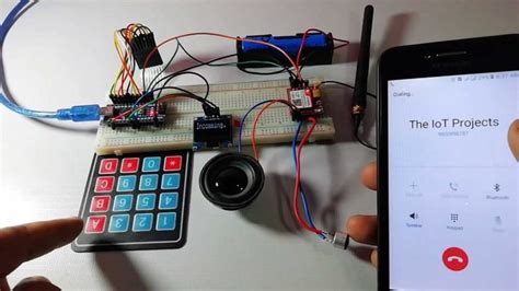 Arduino Based Gsm Mobile Phone Using Sim800l