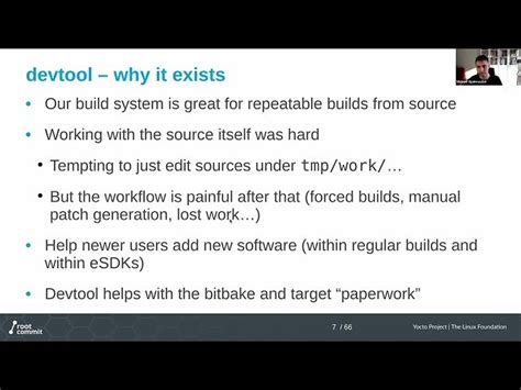 Free Video Devtool Features And Package Development In Yocto Project