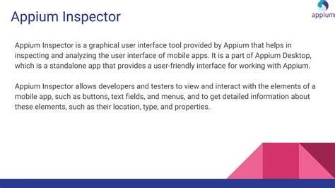 Automation Using Appium Pptx Cloud Computing Internet