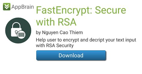 Fastencrypt Secure With Rsa For Android Free App Download