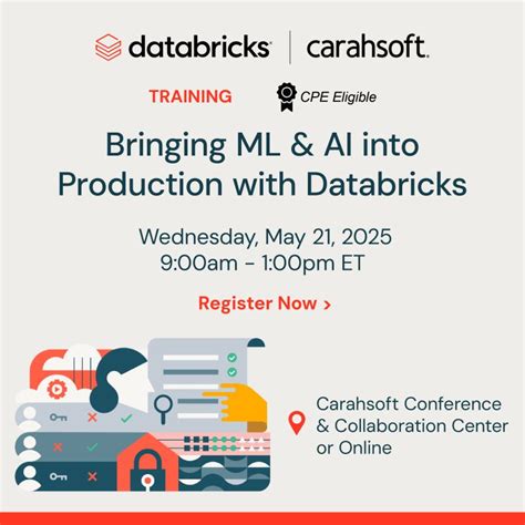 Join Databricks And Carahsoft For A Hands On Workshop To Learn How Craig Andrews