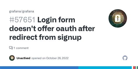 Login Form Doesnt Offer Oauth After Redirect From Signup · Issue